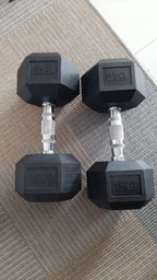 Відгуки про Гантель шестигранна обгумована HouseFit 15 кг (DD 6442-15 ...