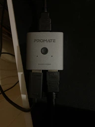 Світч двонапрямлений Promate Switch-HDMI 4K 60 Hz Silver (switch-hdmi ...