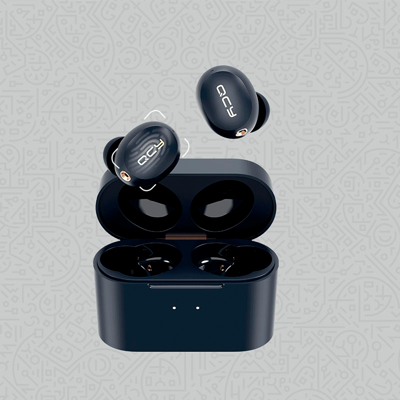 Навушники QCY HT01 ANC TWS Bluetooth Earbuds Dark Blue (QCY-HT01) купити в інтернет-магазині ...