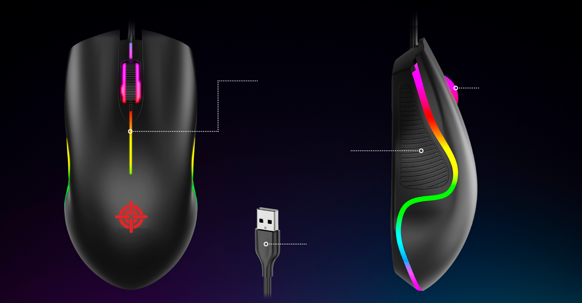 Мышь GamePro USB GM117 Black – фото, отзывы, характеристики в интернет ...