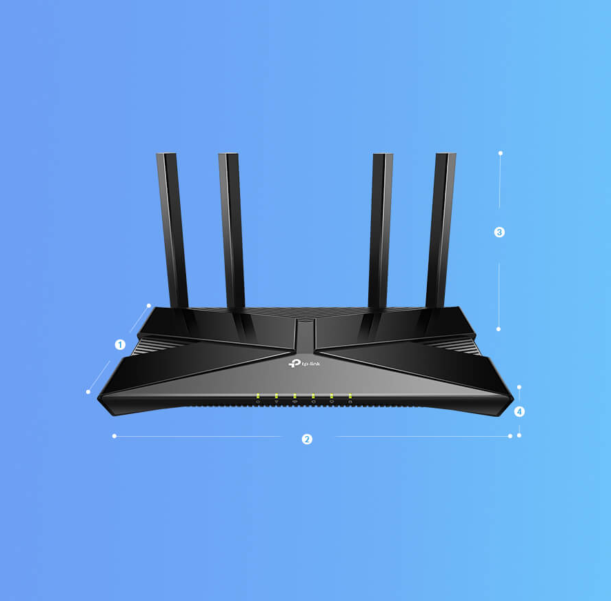 Маршрутизатор TP-LINK Archer AX1800 WiFi 6/ 1 Гбит/с/ поддержка ...