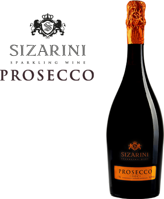 Вино ігристе Sizarini Prosecco DOP Morando біле екстра-сухе 0.75 л ...