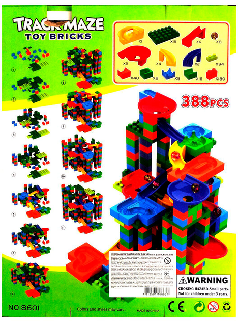 Набір ігровий Maya Toys Конструктор-лабіринт 388 деталей (4812501166637 ...
