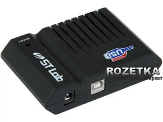 USB USB 2.0 4-х портовый Хаб с блоком питания STLab (U-181 Black ...