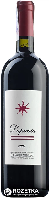 Вино Castello del Terriccio Lupicaia красное сухое 0.75 л ...