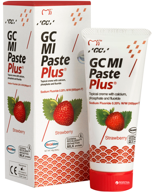Крем для зубів GC Mi Paste Plus Strawberry 35 мл (D6583286171) – купити ...