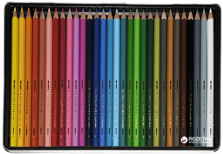 Карандаши цветные акварельные Caran d'Ache Swisscolor металлический ...
