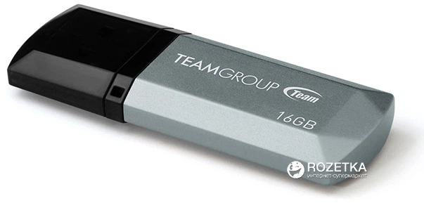 Флеш память USB Team C153 USB 2.0 16GB Silver (TC15316GS01) – фото ...