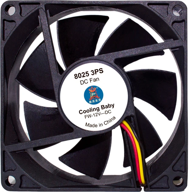 Вентилятор Cooling Baby 8025 3PS – фото, отзывы, характеристики в интернет-магазине ROZETKA ...
