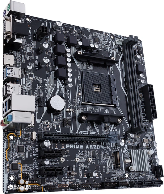 Материнська плата Asus Prime A320M-K (sAM4, AMD A320, PCI-Ex16) – фото ...