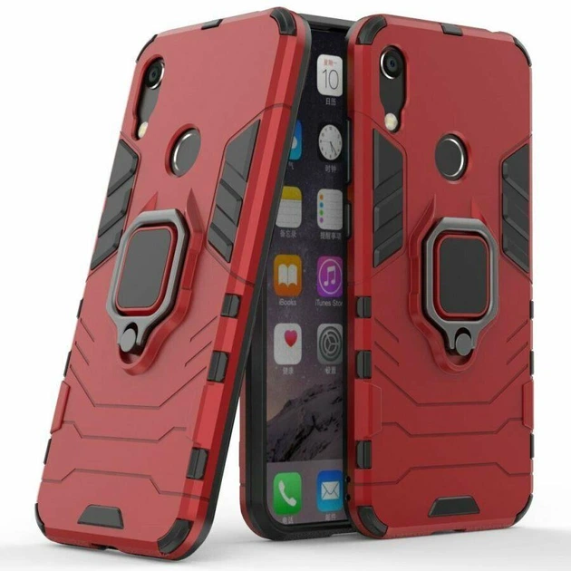 Чехол Iron Ring для Huawei Y6S 2019 бронированный Бампер Red – фото ...