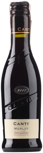 Вино Canti Merlot Terre Siciliane красное сухое 0.25 л (8005415045372 ...