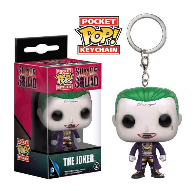 Фигурка-брелок Funko Pop Фанко Поп Suicide Squad Joker Отряд самоубийц ...