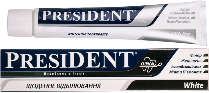 Зубная паста President White 75 мл (8030009700818) – в интернет ...