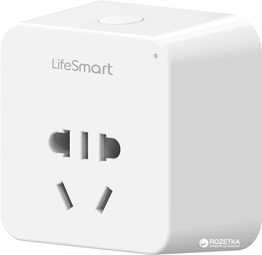 Умная розетка LifeSmart Smart Plug Белая (LS002) – фото, отзывы, характеристики в интернет ...