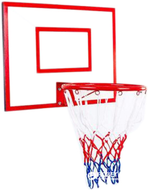 Баскетбольный щит детский Newt Jordan с кольцом и сеткой 600 х 450 мм ...