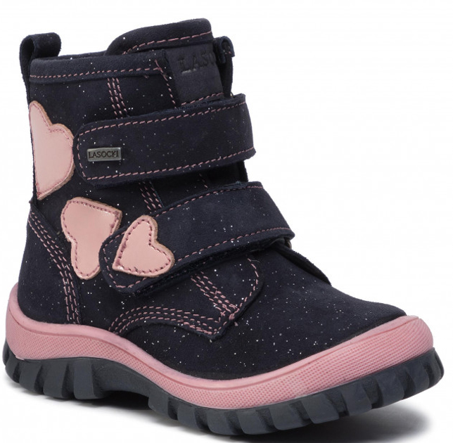 Детские демисезонные ботинки для девочки Lasocki CI12-1797-14 20 Темно ...