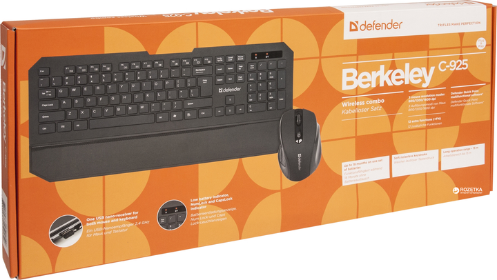 Комплект беспроводной Defender Berkeley C-925 Wireless (45925) – фото ...