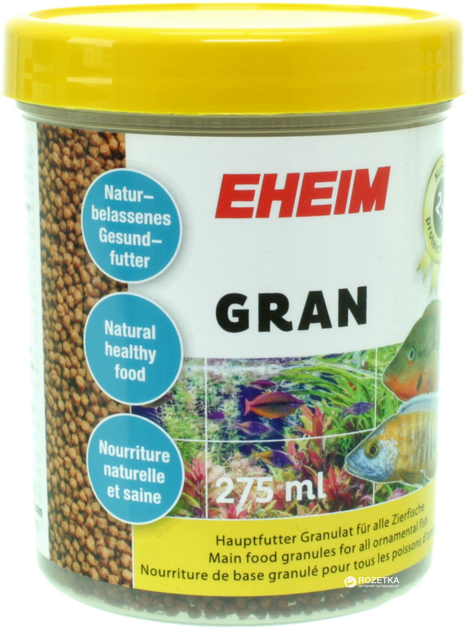 Корм EHEIM Gran для аквариумных рыб в гранулах 275 мл (4910110) – в ...
