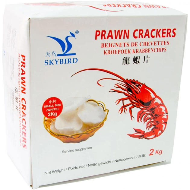 Рисовые креветочные чипсы Skybird белые 2кг от продавца: AsiaMix ...