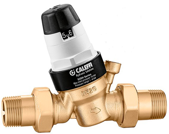 Редуктор давления воды CALEFFI со шкалой 1/2" (535040H) – фото, отзывы ...