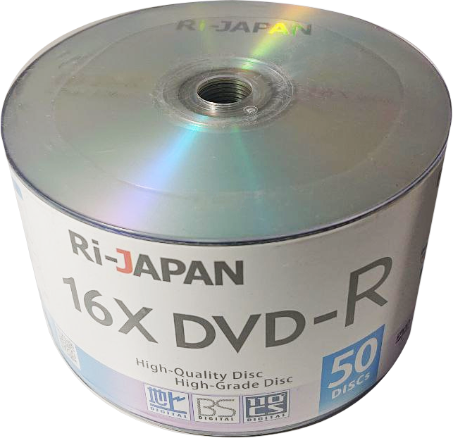 RIDATA DVD-R 4.7 GB 16x Ri-JAPAN Bulk 50 шт (907WEDREML001) – фото ...