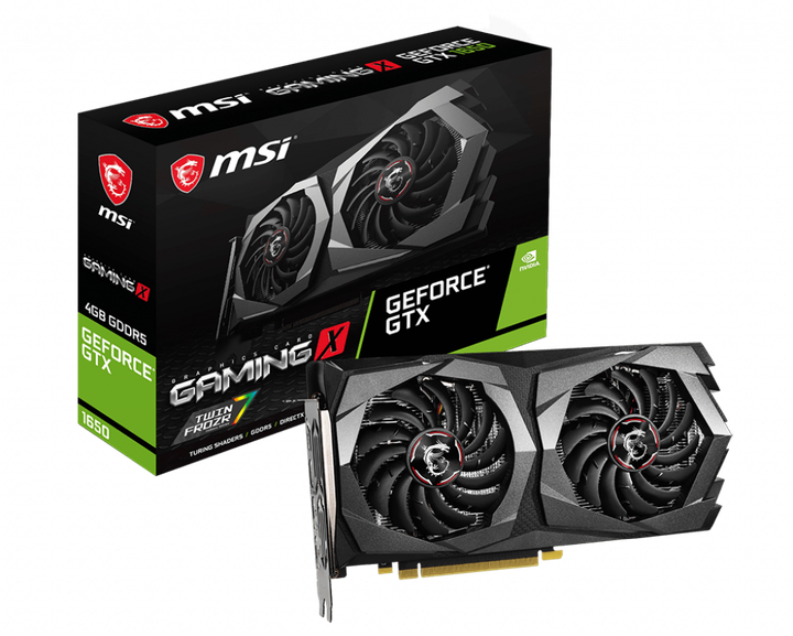 Видеокарта MSI GeForce GTX 1650 Gaming X 4Gb DDR5 128-bit HDMI/2xDP ...