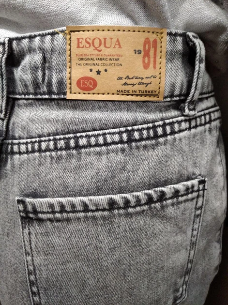 Джинсы женские ESQUA МОМ 28 серые від продавця: Parc commercial – в ...