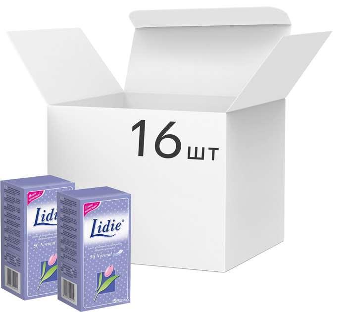 ROZETKA | Упаковка щоденних прокладок Lidie Normal 16 пачок по 50 шт ...