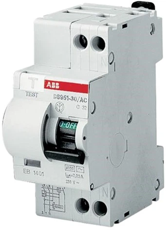Диф автомат выключатель ABB DS951AC-C10/0.03A (16021369) – фото, отзывы, характеристики в ...