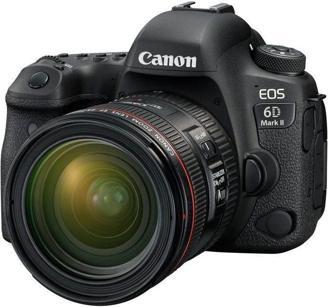 Зеркальный фотоаппарат Canon EOS 6D Mark II kit (24-70mm f/4 IS L ...