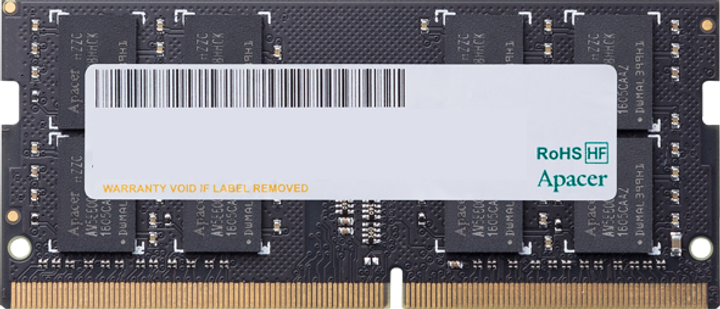 Оперативная память Apacer SODIMM DDR4-2400 8192MB PC4-19200 (ES.08G2T ...