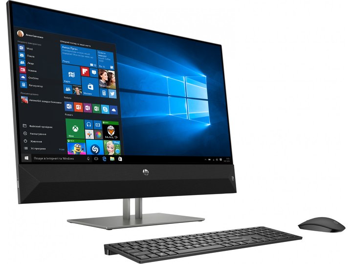Моноблок HP Pavilion All-in-One 27-xa0115ur (7KB48EA) Black – фото ...