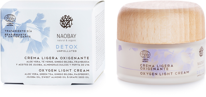 Легкий-крем для лица Naobay Detox Кислородный 50 мл (8436568901220) – в ...