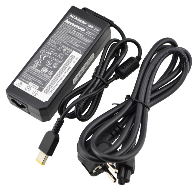 Блок питания LENOVO 20V 4.5A 90W порт Square + кабель питания – фото ...
