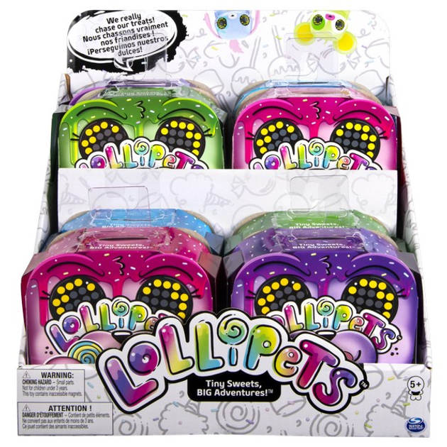 Игрушка-сюрприз интерактивная Spin Master Lollipets животное с ...