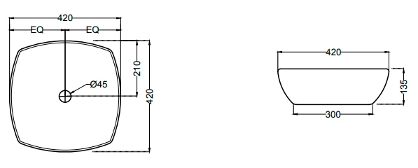 Умывальник JAQUAR Aria ARS-WHT-39901 белый – фото, отзывы ...
