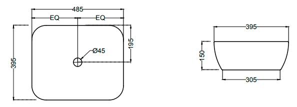 Раковина JAQUAR JDR JDS-WHT-25909 біла – фото, відгуки, характеристики ...
