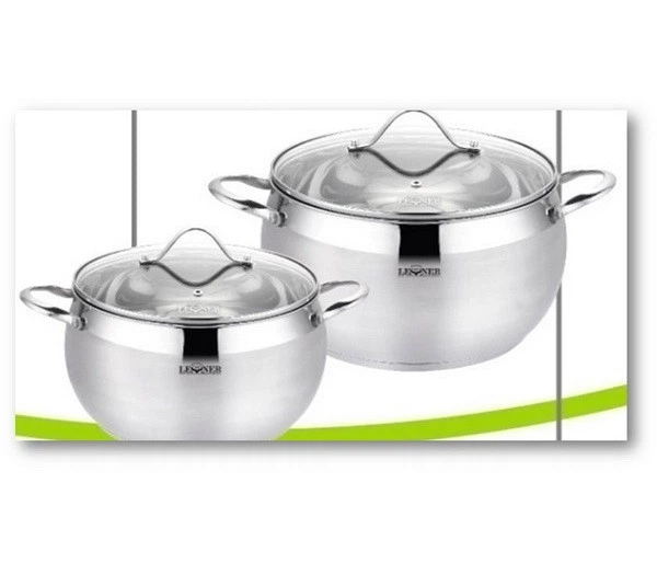 Набір посуду з нержавіючої сталі Lessner 2 предмета (55857) – купити ...
