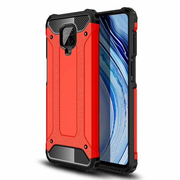 Чехол Guard для Xiaomi Redmi Note 9 Pro бампер противоударный Red ...