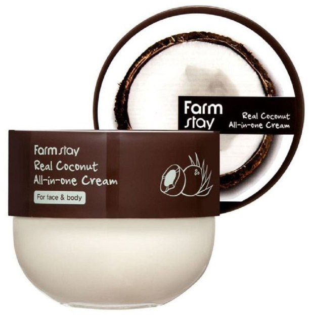 Крем для лица и тела FarmStay Real Coconut All-In-One Cream с кокосом ...