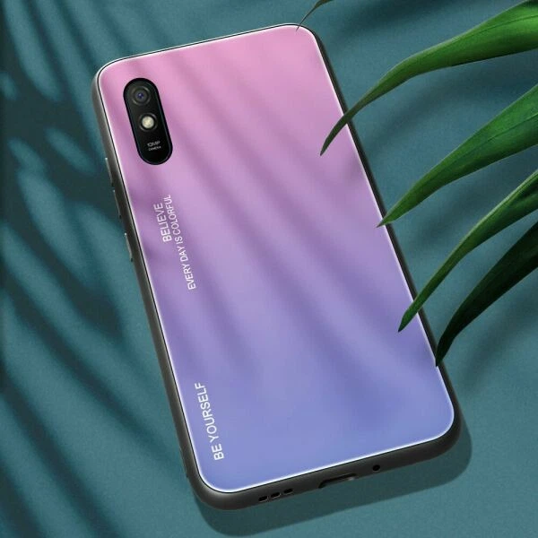 Захисний чохол Deexe Gradient Color для Xiaomi Redmi 9A - Pink / Blue ...