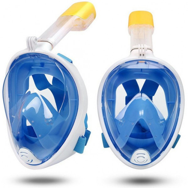 Маска для плавання Повна панорамна Gtm Free Breath L Xl Синя з