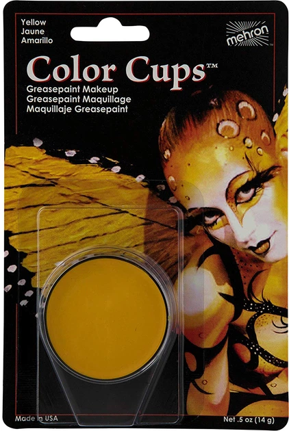 Кремовий грим Mehron Color Cups Yellow 12 г (CCC-Y) (764294502045 ...