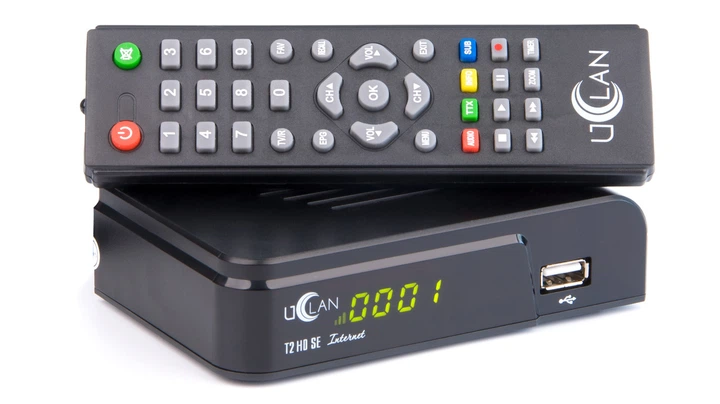 Цифровий ефірний DVB-Т2 приймач UCLAN T2 HD SE Internet з підтримкою IPTV / OTT + YouTube – фото ...