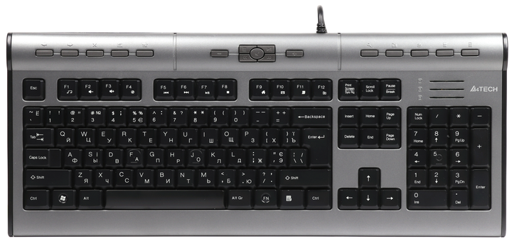 Клавиатура проводная A4Tech KL-7MUU-R Silver USB UKR (4711421757454 ...