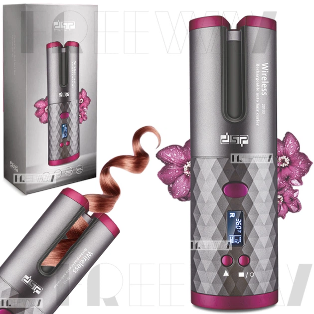 Плойка автоматическая для завивки волос беспроводная с ...