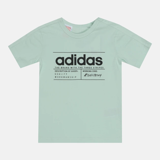 Футболка детская Adidas Brilliant Basics FM0775 128 см Dash Green ...