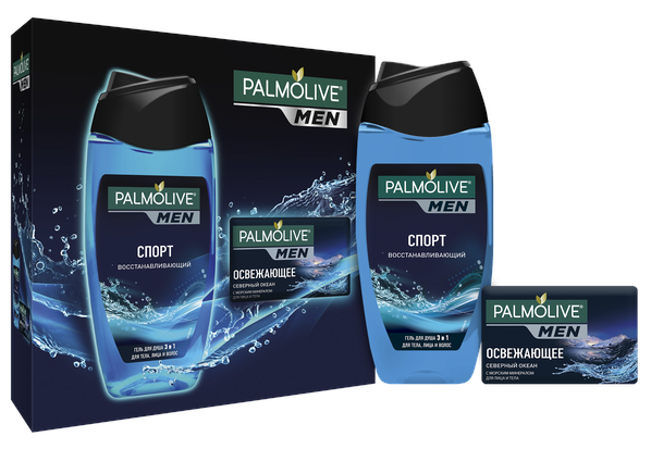 Подарочный набор Palmolive Men Спорт и Северный Океан (8718951317673 ...