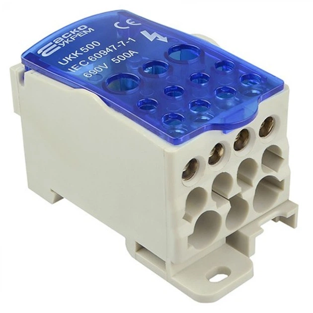 Розподільчий блок на DIN-рейку в корпусі JHUKK-500 АСКО-УкрЕМ – фото ...